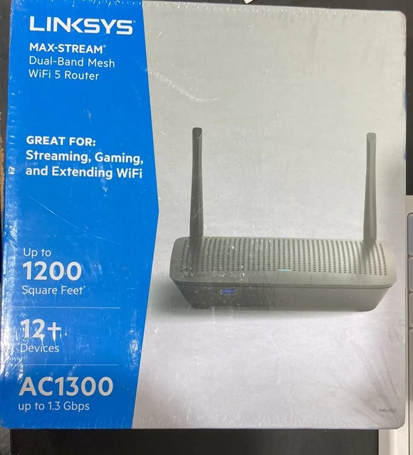 LINKSYS MAX-STREAM DUAL-BAND Mesh WiFi 5 Router (A1) $40.00 - PicClick