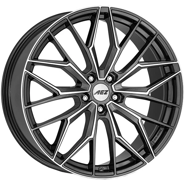 JANTES ROUES AEZ Porto dark POUR AUDI 9x20 5x112 GUNMETAL/POLISHED N66 ...