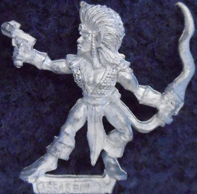 1990 DARK ELF MM73/5 E Marauder Assassin Shadowblade Drow Warhammer ...