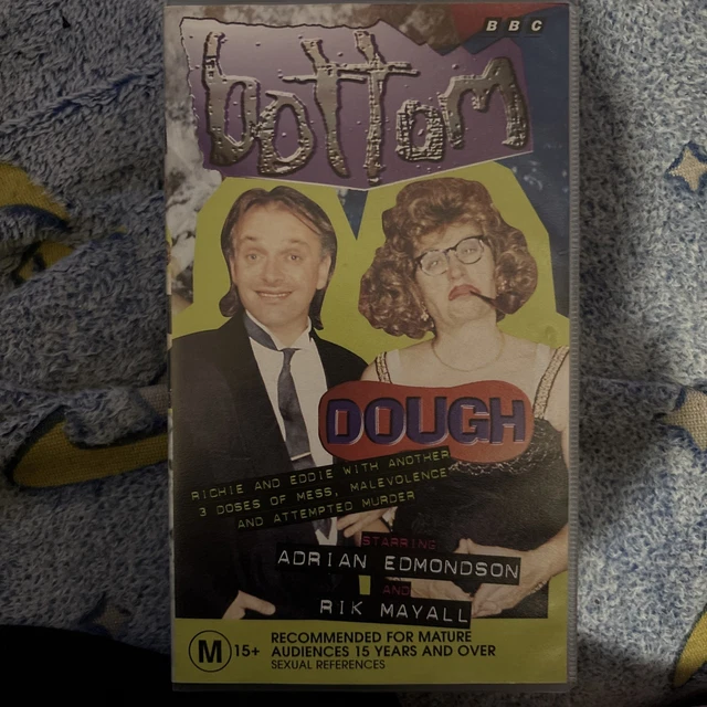 BOTTOM - DOUGH VHS VIDEO TAPE (Rik Mayall BBC UK / British comedy ...