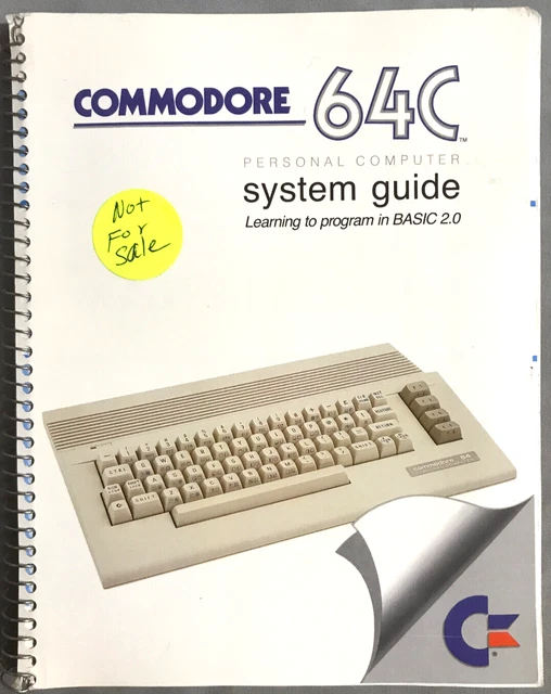 COMMODORE 64C PERSONAL Computer System Guide Commodore Business ...