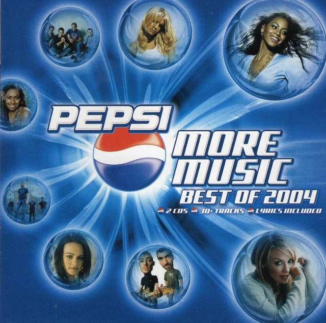 PEPSI MORE MUSIC - Best Of 2004 2Cd Compilation $8.00 - PicClick AU