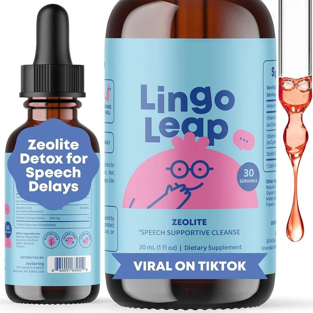 30ML ZEOLITE DETOX Drops Improve brain function for kids Speech Delays ...