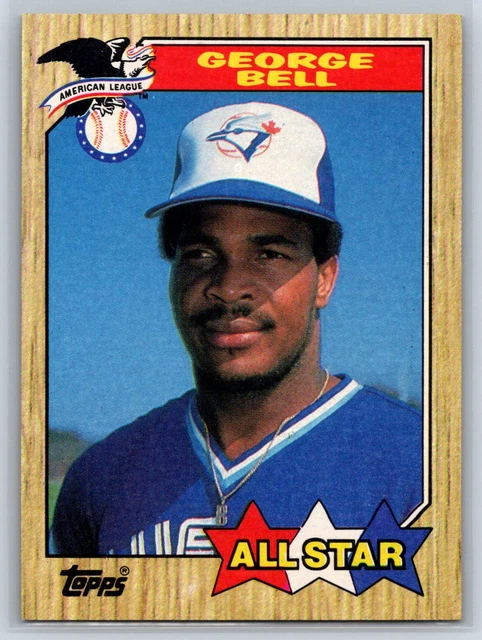 1987 TOPPS GEORGE Bell All Star Toronto Blue Jays #612 EUR 1,76 ...