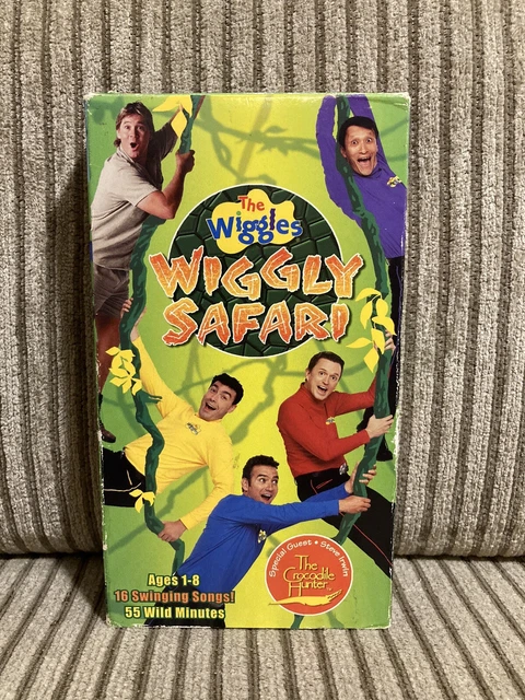 NASTRO VHS THE Wiggles Wiggly Safari con cacciatore di coccodrilli ...