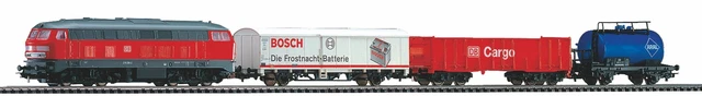 PIKO H0 57154 - Jeu de Départ Avec Literie Br 218 DB Cargo 3 Wagons ...