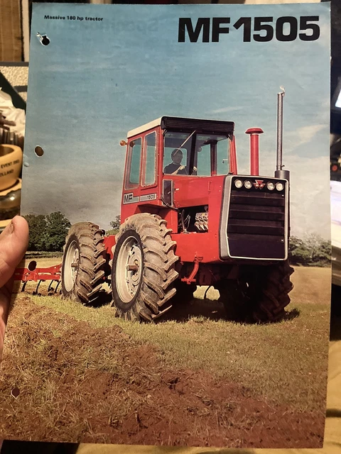 MASSEY FERGUSON MF 1505 articulated tractor brochure leaflet rare 4880 4840 1200 £4.99 - PicClick UK