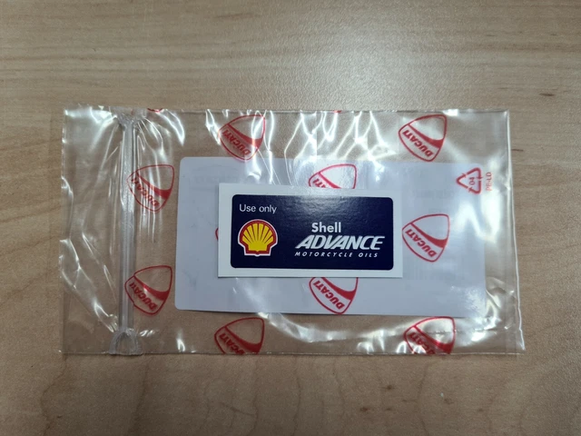 GENUINE DUCATI SPARE Parts Shell Advance Engine Case Sticker, Decal ...