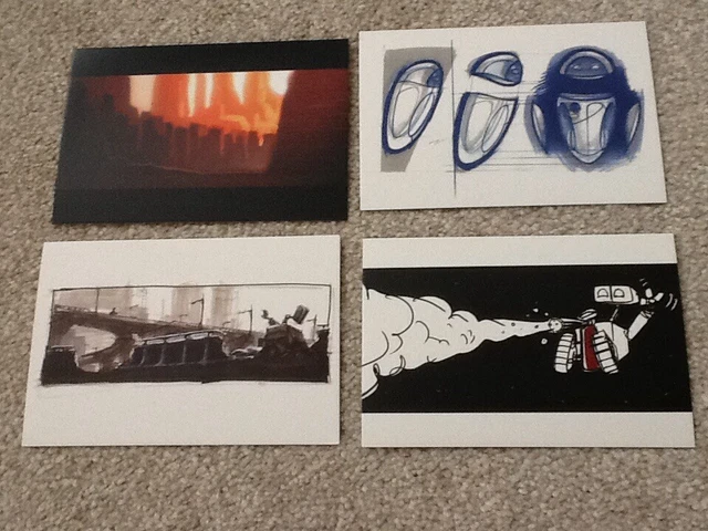 4X DISNEY PIXAR Wall-E Postcards. Concept Art. Eve. New and Unused £1. ...