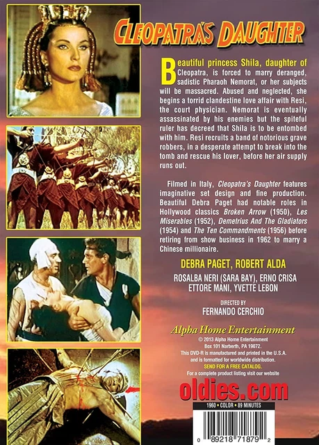CLEOPATRA'S DAUGHTER (DVD) Debra Paget (US IMPORT) £13.57 - PicClick UK