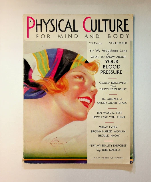 PHYSICAL CULTURE MAGAZINE) Vol. 64 #3 VG 1930 £54.34 - PicClick UK