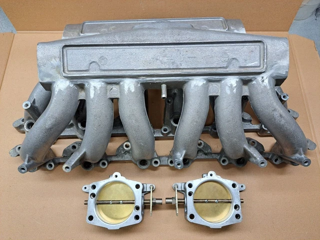 JAGUAR V12 XJS XJ12 HE 6.0L High Torque inlet manifolds and large TB´s ...