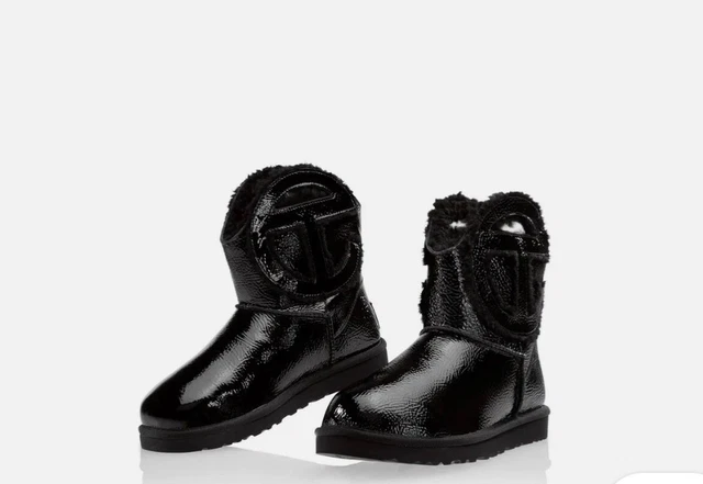UGG X TELFAR Logo Mini Crinkle - Black - New - 6M 7.5W £192.64 ...