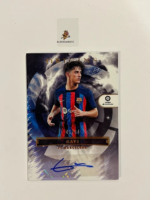 2022-23 PANINI CHRONICLES Soccer Gavi - FC Barcelona Origins Auto 41/44 ...