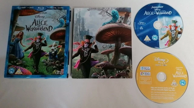 BLU-RAY - DISNEY Alice In Wonderland Blu-Ray + Digital Copy *No DVD ...