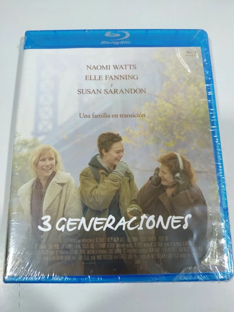 3 GENERATIONS NAOMI Watts Susan Sarandon - Blu-Ray Espagnol Anglais ...