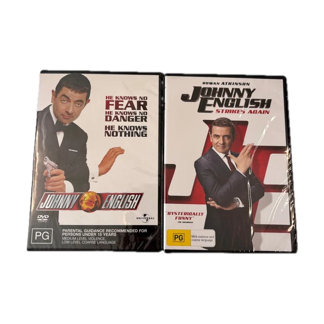 JOHNNY ENGLISH & Johnny English Strikes Again DVD R4 PAL Brand New ...