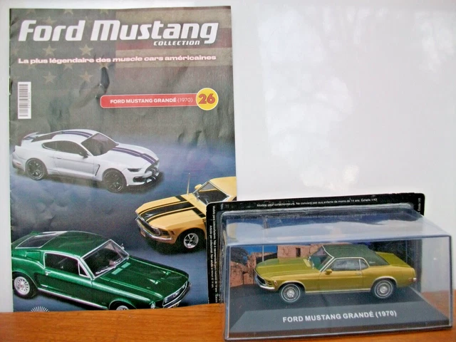 COLLECTION FORD MUSTANG N°26 Mustang Grandé (1970) avec le livret Neuf ...