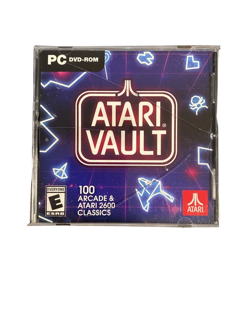 ATARI VAULT: 100 Arcade & ATARI 2600 Classics (PC Video Game, 2018) DVD ...