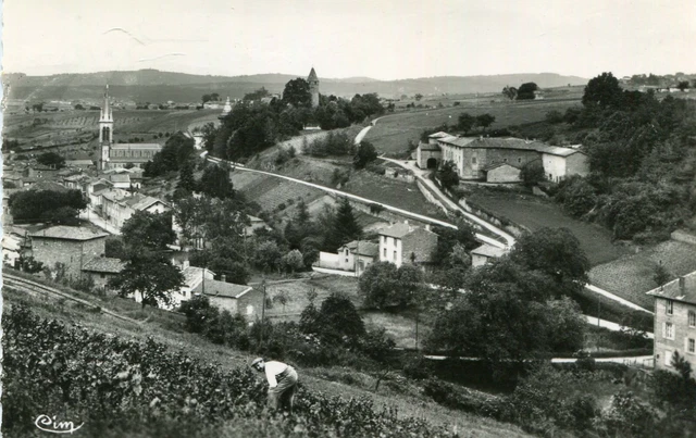 CARTE JARNIOUX VUE générale prise du haut du village EUR 3,45 - PicClick FR