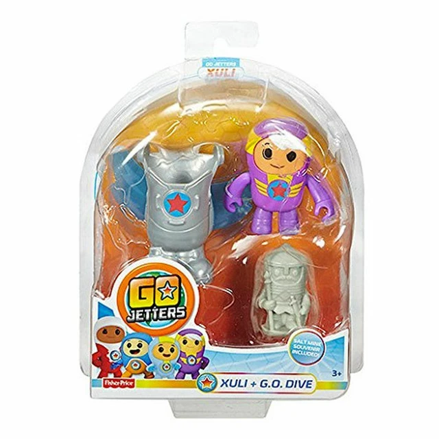 FISHER-PRICE GO JETTERS Click-On Xuli + G.O. Dive Actionfigur Spielzeug ...