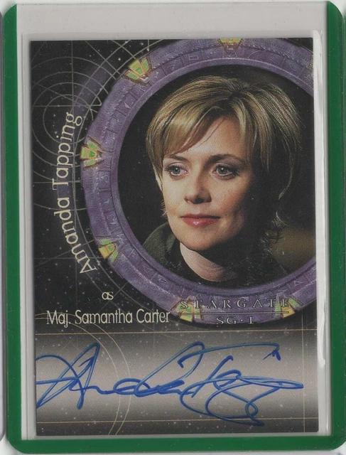 STARGATE SG1 AUTOGRAPH Amanda Tapping as Samantha Carter A11 $275.00 ...