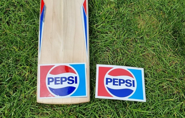 CRICKET BAT STICKER sponsorship Sticker for rear of bat Pakistan £4.49 ...
