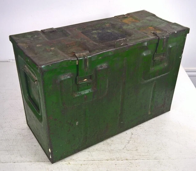 WW2 BRITISH ARMY Steel Ammunition Box - PicClick UK