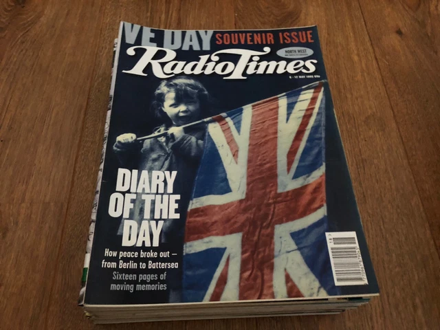 RADIO TIMES MAGAZINE 1995/12/5 Sandy Gall. Jane Russell. Ve Day ...