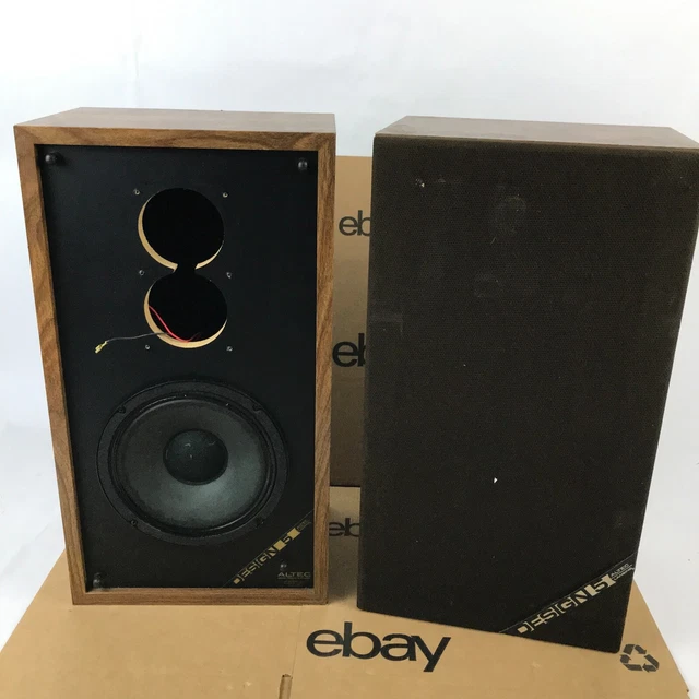 VINTAGE ALTEC LANSING Speakers Design 5 Speaker Pair 21x12x9 £524.64 ...