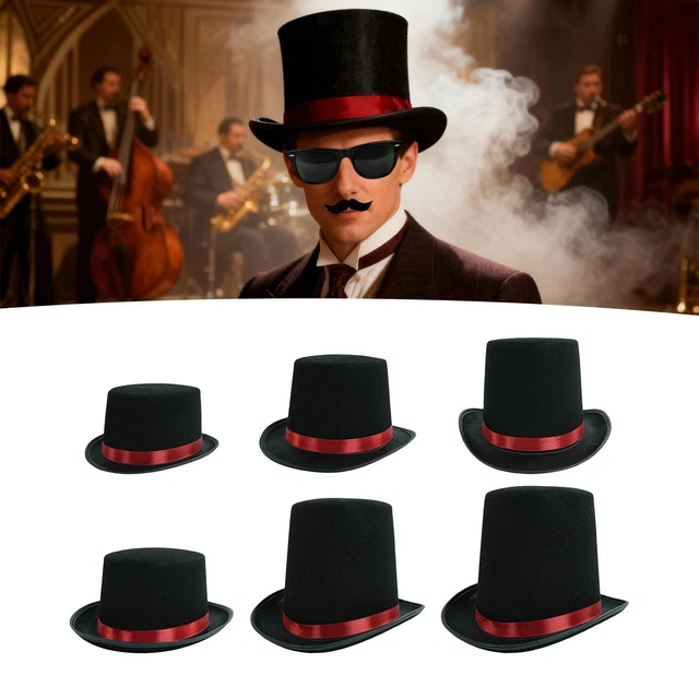 WIZARD TOP HAT Costume, Men's Headwear, Cosplay Accessories for Adults ...