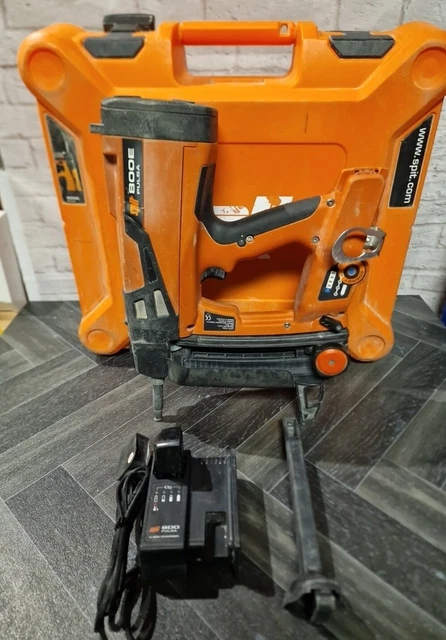 SPIT PULSA 800E Cordless Concrete/Steel Gas Nailer Nail Gun Used Inc ...