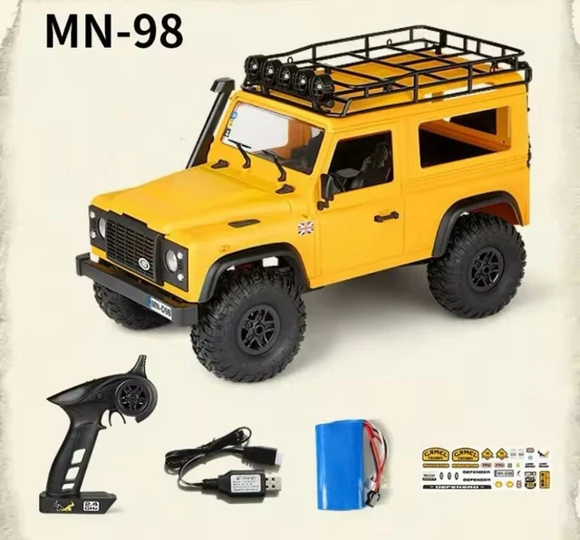 MN98 1:12 MODEL RTR Version RC Car 2.4G 4WD RC Rock Crawler Defender ...
