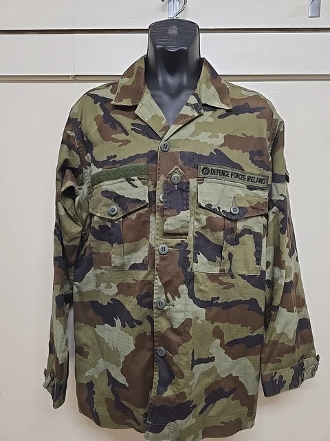 RARE IRELAND / IRISH DEFENCE FORCES DPM COMBAT SHIRT APPROX 40' CHEST £ ...