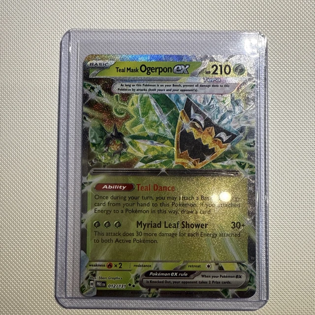 TEAL MASK OGERPON ex Prismatic Evolutions 012/131 Pokemon TCG $8.00 - PicClick AU