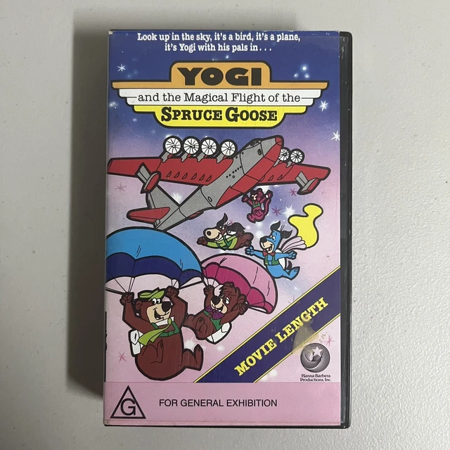 YOGI AND THE Magical Flight Of Spruce Goose VHS Hanna-Barbera Video ...