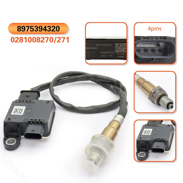 FOR ISUZU D-MAX PM Particulate Matter Sensor 8975394320 0281008270 ...