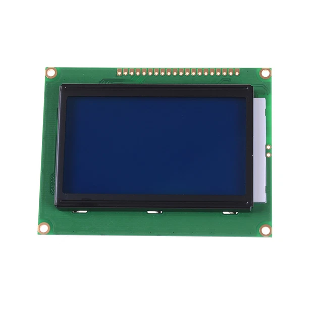 ST7920 12864 128X64 lcd display blue backlight parallel serial arduino ...