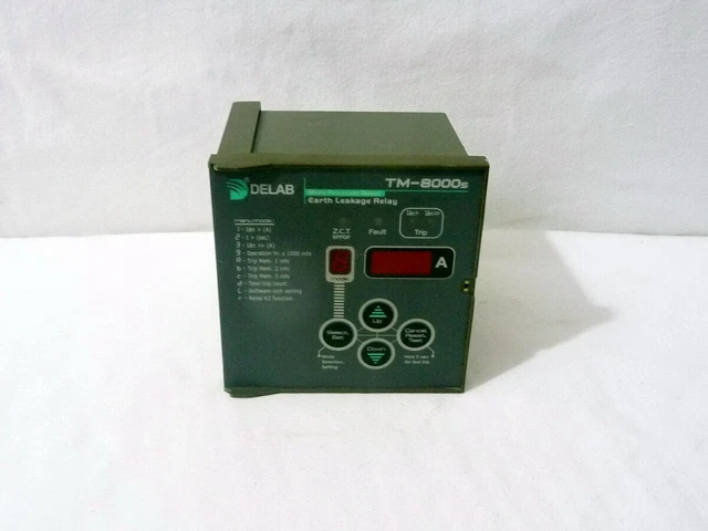 COMBINE OVER CURRENT & Earth Fault Relay, TM-8000S, Delab, Malaysia EUR ...