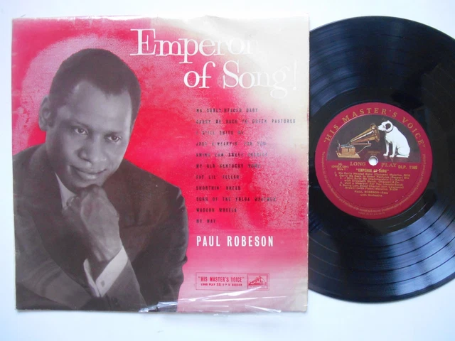 PAUL ROBESON EMPEROR Of Song - His Masters Voice 10" LP (1957) £2.23 ...