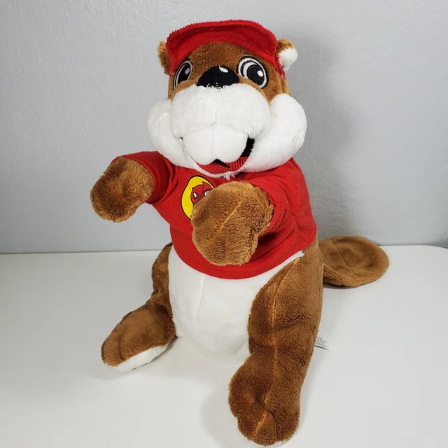 BUC-EES BEAVER MASCOT 10” Plush With Red Logo Shirt & Hat Bucky Jaag ...