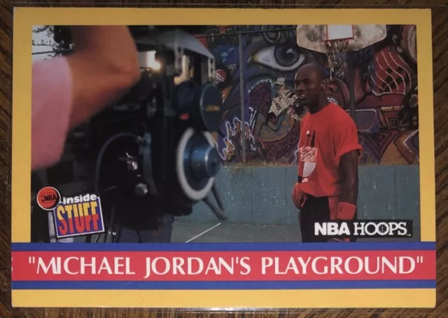 1990 NBA HOOPS Inside Stuff Michael Jordan Playground Card Chicago ... 1990 NBA HOOPS Inside Stuff Michael Jordan Playground Card Chicago ...