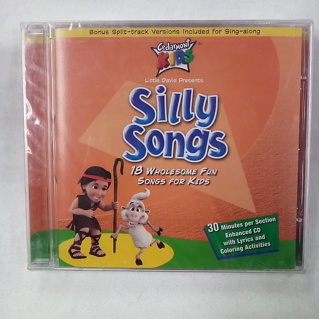 CEDARMONT KIDS - Little David presents Silly Songs (CD) Christian NEW ...