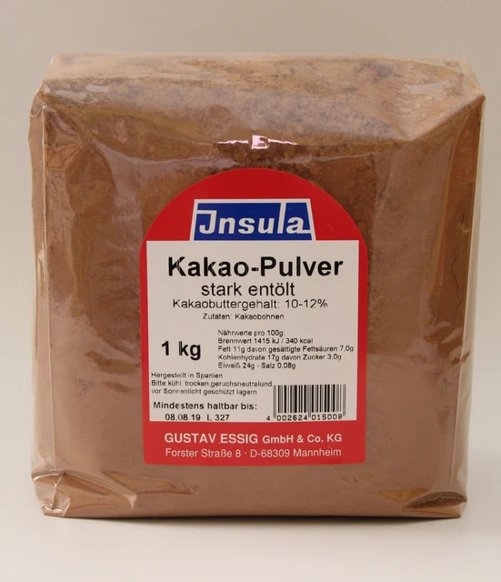 COCOA POWDER INSULA Strong Defatted Light from Cocoa Beans Low Fat ...