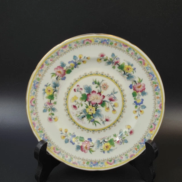 E.B. FOLEY MING Rose Cup/Sugar Bowl Saucer & Bread Plate Trio Bine ...