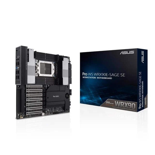 ASUS PRO WS WRX90E-SAGE SE Socket Str5/Wrx90/Ddr5/S-Ata 6Gb/S/Eeb £ ...