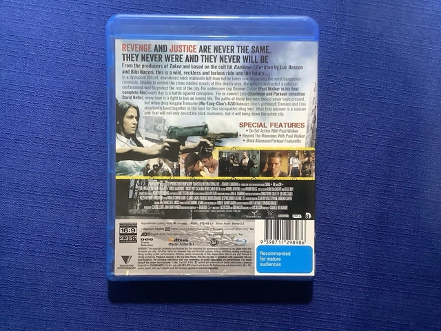 BRICK MANSIONS (BLU-RAY, 2014) Paul Walker - Like New Region B £6.30 ...