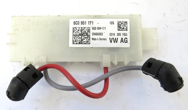 VW POLO 6R Ultrasonic Sensor Interior Headliner Alarm Monitor System ...