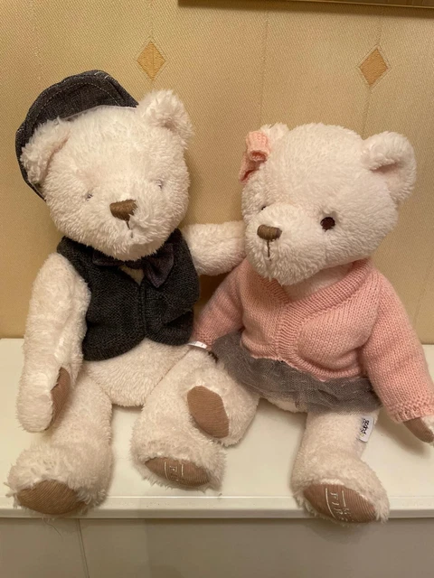 2 MAMAS & Papas My First Teddy Bear Soft Plush Toy 10” Inches High £20. ...