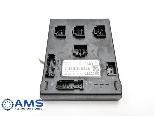 AUDI A6 C7 Bcm Body Control Module Ecu 4H0907063Bj £99.99 - PicClick UK